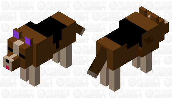 Cute Dog Minecraft Mob Skin