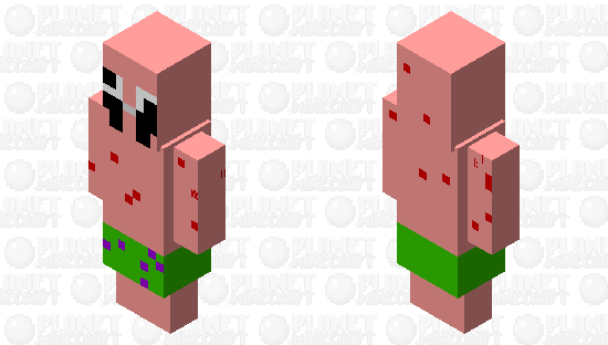 Patrick Star Minecraft Mob Skin