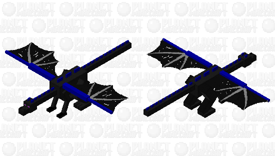 NightWing-SeaWing Hybrid Minecraft Mob Skin