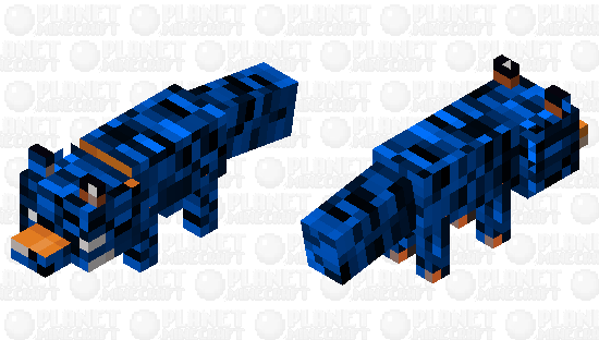 Zorro Azul Minecraft Mob Skin