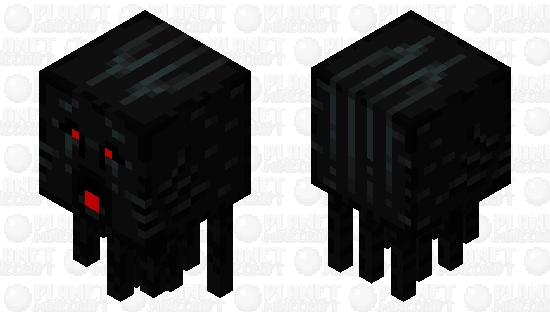 Shooting Wither Ghast Minecraft Mob Skin