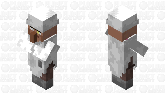 Old Librarian Remake Minecraft Mob Skin