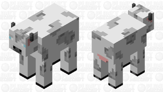 White cow Minecraft Mob Skin