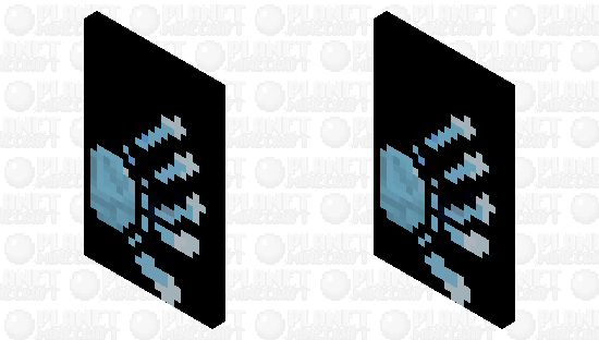 Meta Runner Project Blue Cape Minecraft Mob Skin