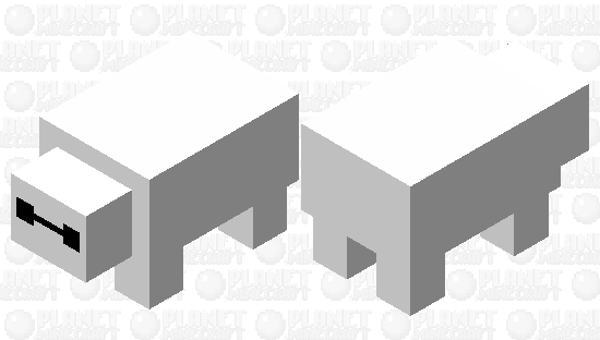 Baymax Minecraft Mob Skin