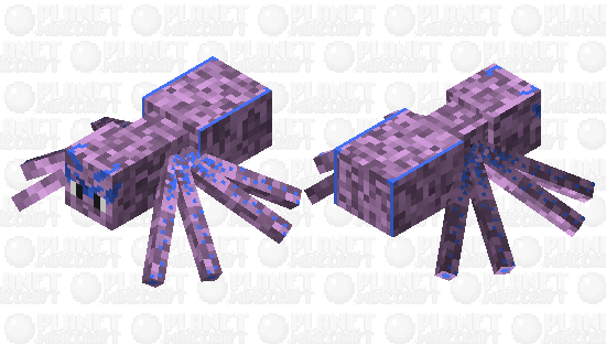 Pink spider Minecraft Mob Skin