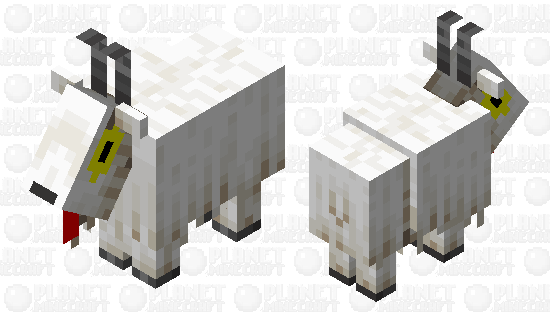 Realistic Goat Minecraft Mob Skin