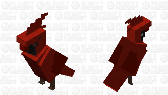 Flapjack the cardinal palisman Minecraft Mob Skin
