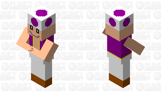 toad morado (super mario) Minecraft Mob Skin