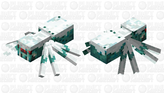 Frozen Spider (Remade)(Retexure) Minecraft Mob Skin