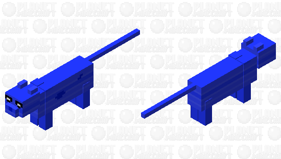Neptune cat Minecraft Mob Skin