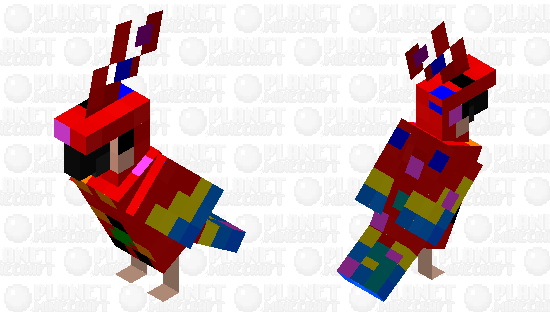 crapy parrot Minecraft Mob Skin