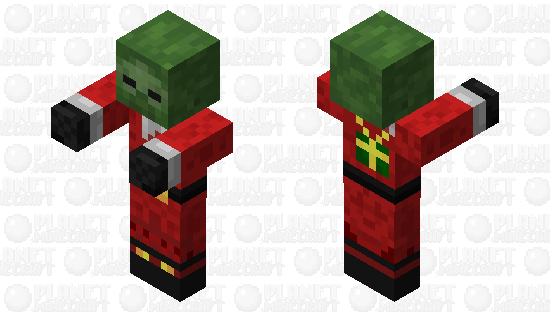 Christmas Zombie Minecraft Mob Skin