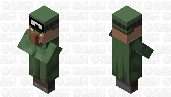 Villager Soldier Minecraft Mob Skin