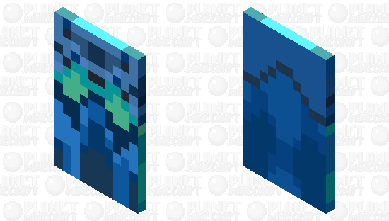 Blue Migrator Cape Secret Face Mob Mojang Minecraft Mob Skin