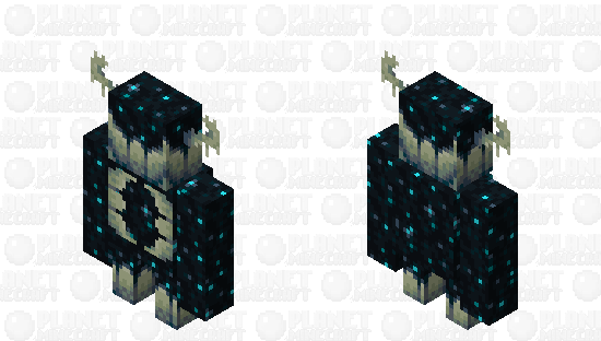 The Sculk Rizen Minecraft Mob Skin