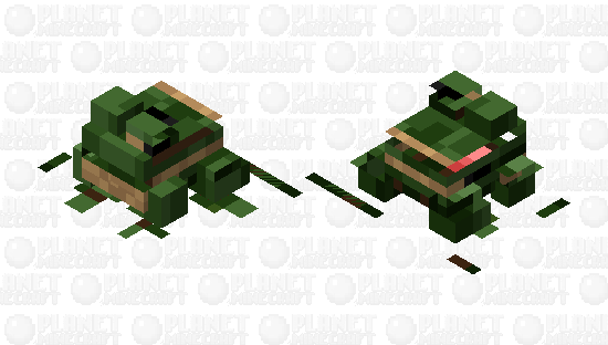 Cold Frog Minecraft Mob Skin