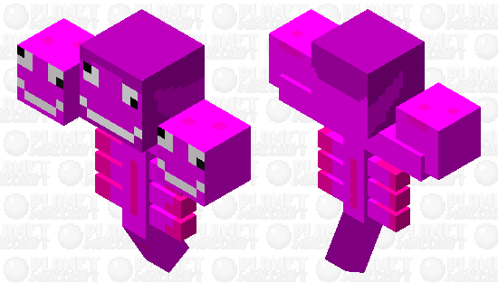 Pink wither from minecraft 2.0/april fools Minecraft Mob Skin