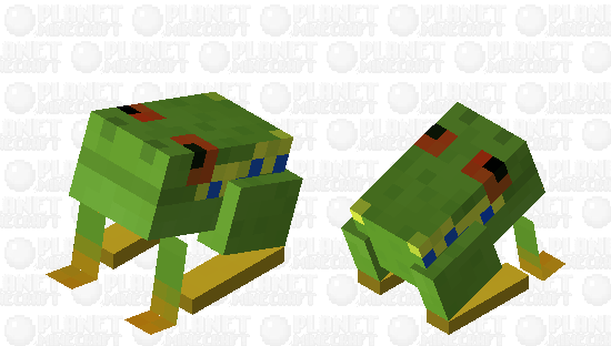 red eyed poison tree frog Minecraft Mob Skin