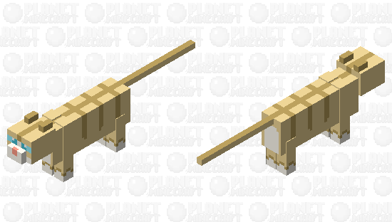 Cute Cat Morph Minecraft Mob Skin