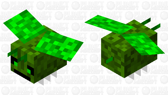 Mossy Bee Minecraft Mob Skin