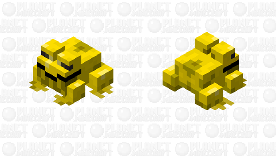 Pacman Frog (literally) Minecraft Mob Skin