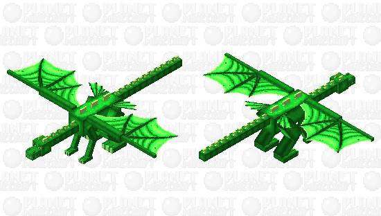 Grasshopper dragon Minecraft Mob Skin
