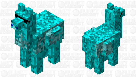 Party Llama Minecraft Mob Skin