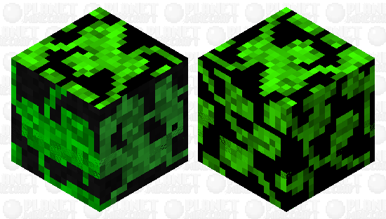 Green/Black Shulker Minecraft Mob Skin