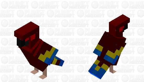 Demon parrot Minecraft Mob Skin