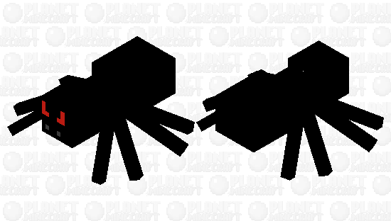 Angry demon spider Minecraft Mob Skin