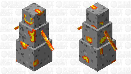 basalt delta snow golem Minecraft Mob Skin