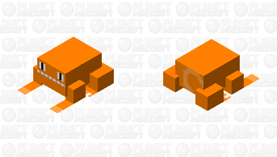 Orange Minecraft Mob Skin