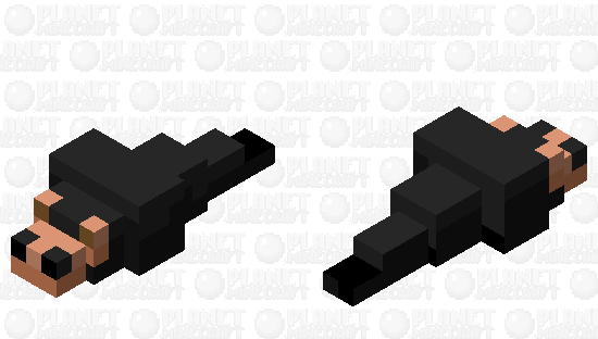 Very strange Niffler Minecraft Mob Skin