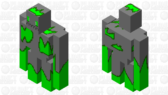 Emerald Golem Minecraft Mob Skin