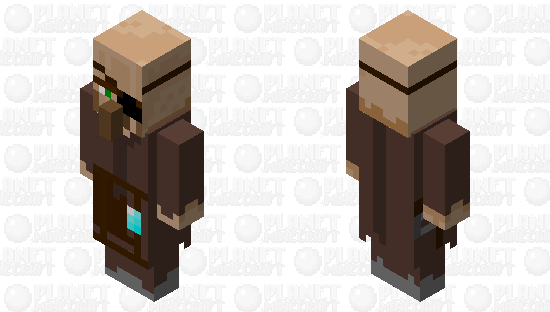 [SCRAPPED] Weoponsmith vindicador villager V2 Minecraft Mob Skin