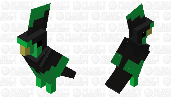 armored parrot Minecraft Mob Skin