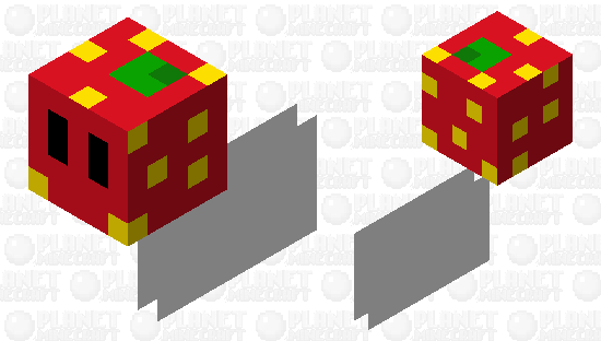 Flying strawberry Minecraft Mob Skin