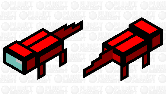 among us axolotl Minecraft Mob Skin