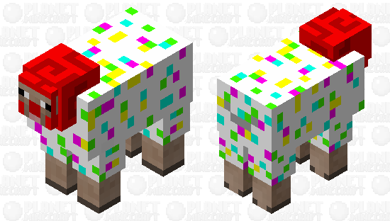 Clown Sheep Minecraft Mob Skin