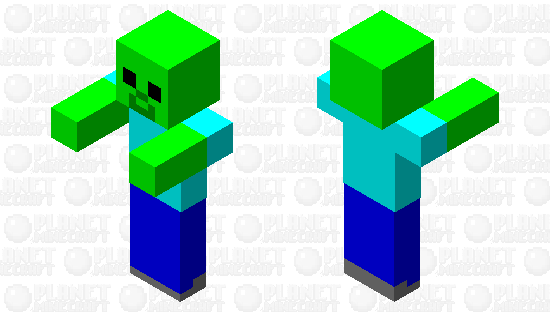 simple zombie Minecraft Mob Skin