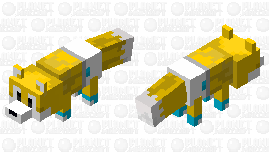 Baby Fox Minecraft Mob Skin