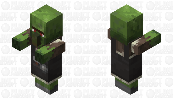 Plains Mason Zombie Villager (1.14) Minecraft Mob Skin