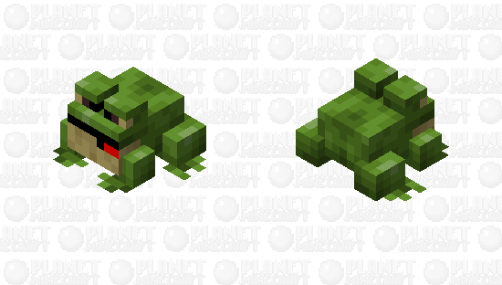 Derpy frog Minecraft Mob Skin