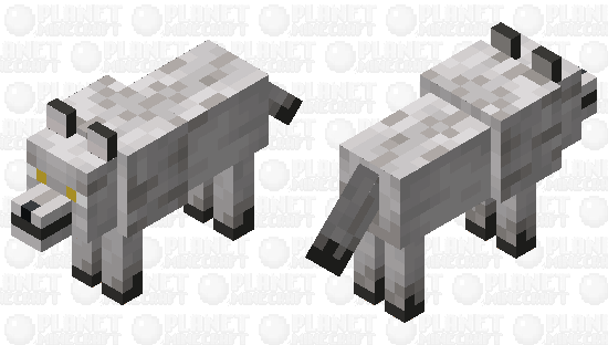 Silverwolf Minecraft Mob Skin