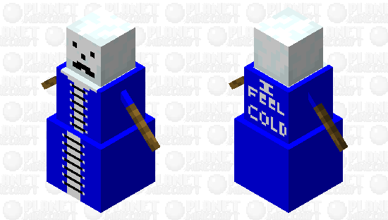 I feel cold !!! Minecraft Mob Skin