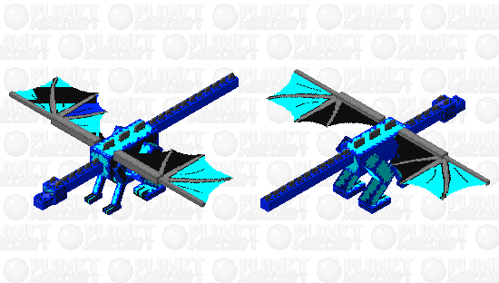 water dragon Minecraft Mob Skin