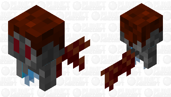 Nether burnt ashed Allay Minecraft Mob Skin
