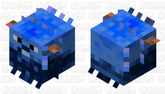 inverted puffer fish large Minecraft Mob Skin
