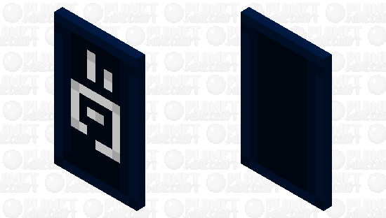 Cryptic Minecraft symbol glyph cape v3 Minecraft Mob Skin